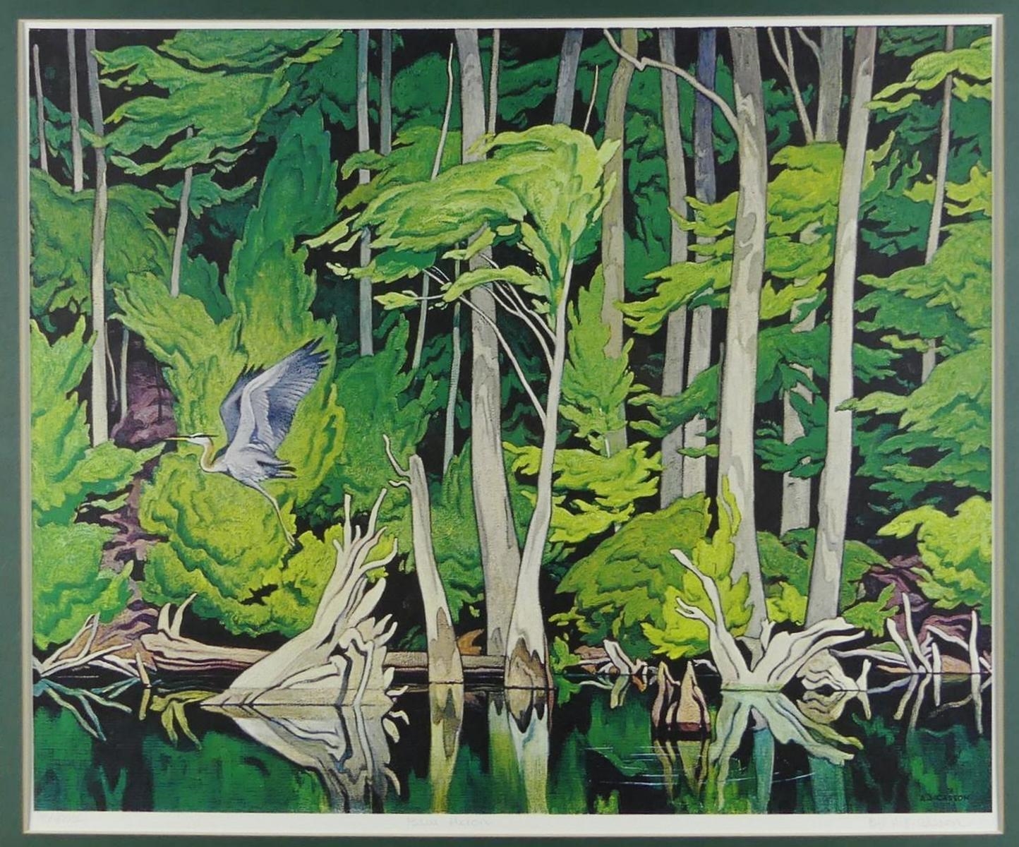 Alfred Joseph Casson | Blue Heron | MutualArt