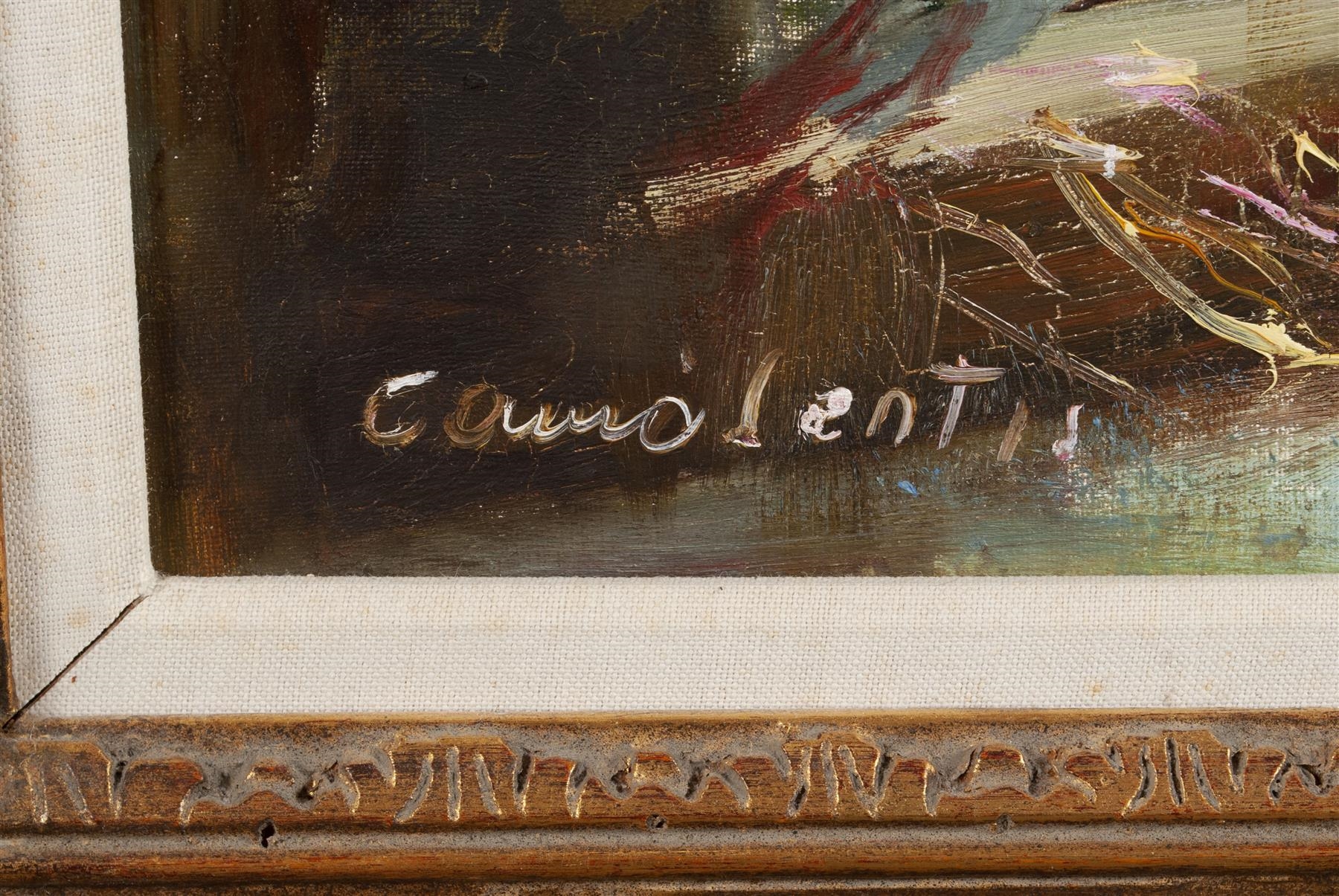 Joan Camo Sentis | Ballroom/court scene with many well-dressed figures ...