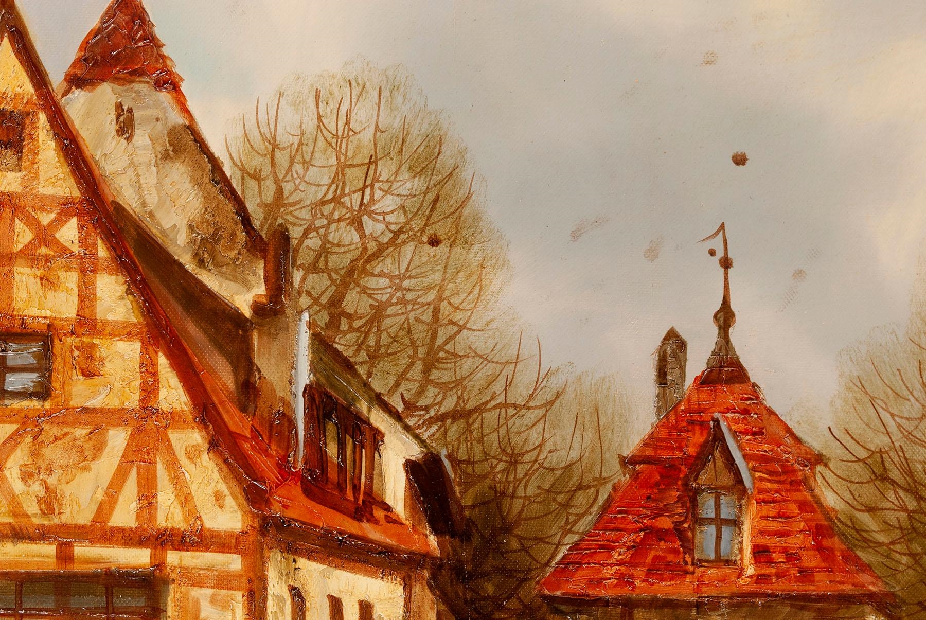 Peter Samberger | German village scene | MutualArt