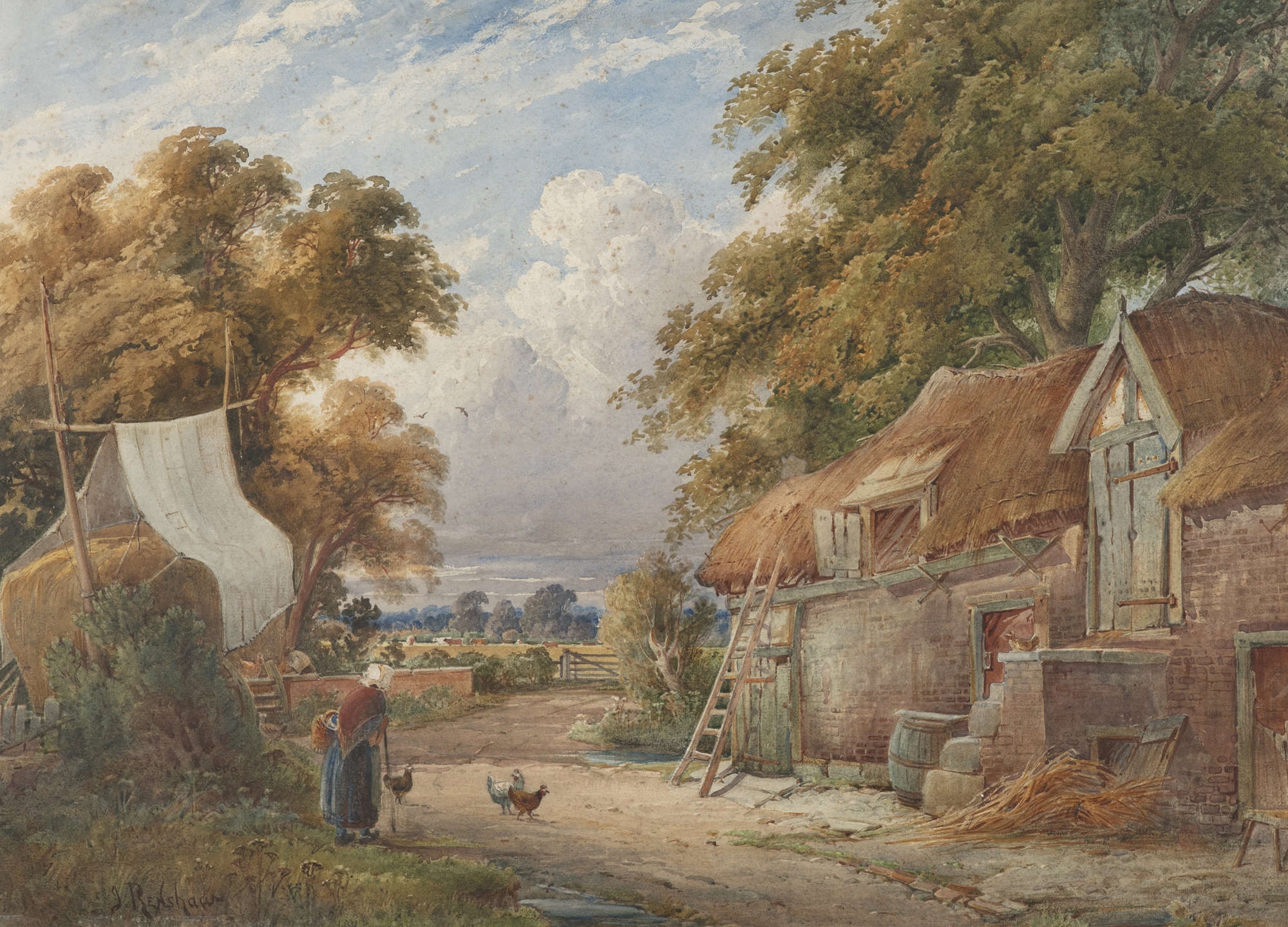 Joshua Renshaw | English Rural Farmyard | MutualArt