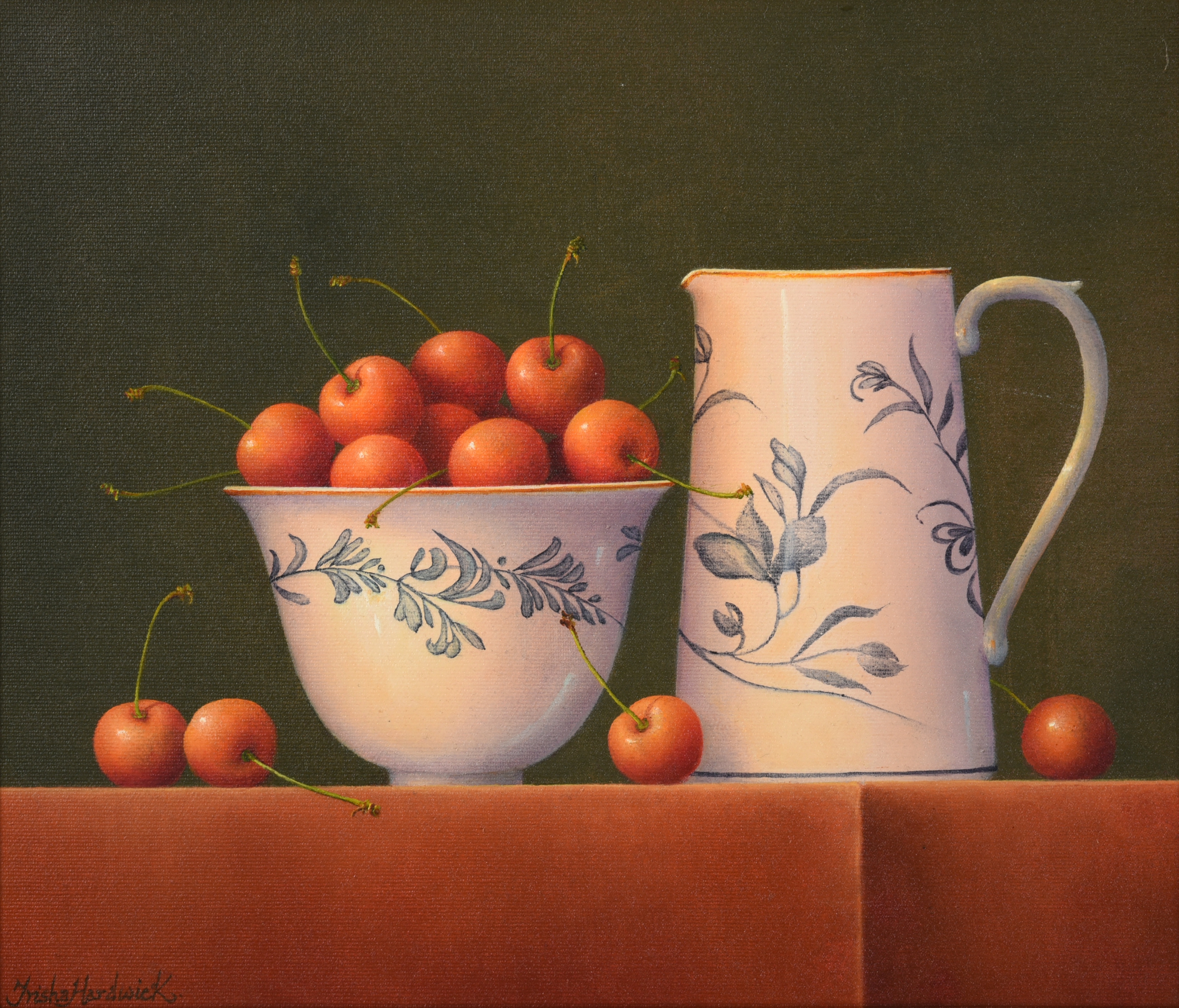 Trisha Hardwick | Lost in the Moment, Cherries and Cream | MutualArt