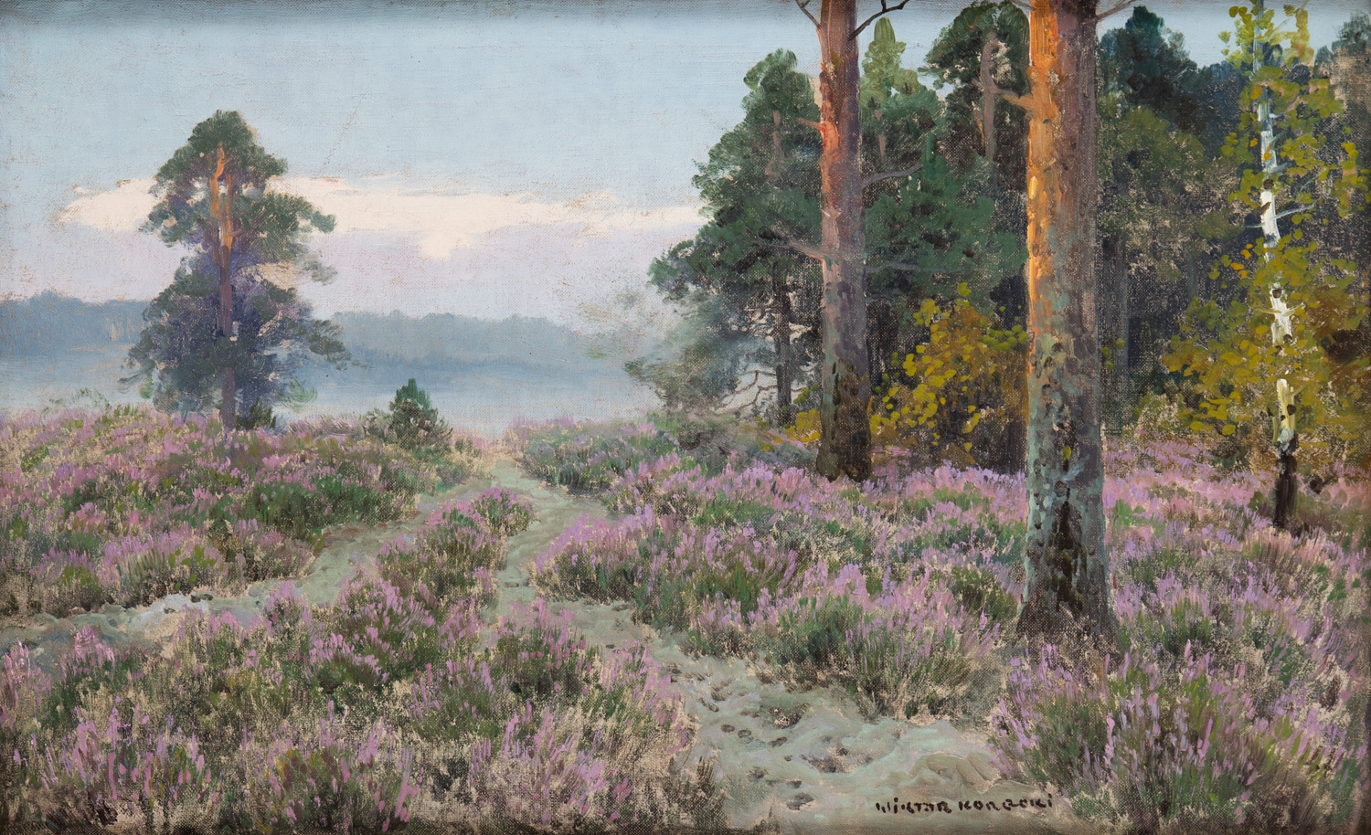 Wiktor Korecki | Na wrzosowisku | MutualArt