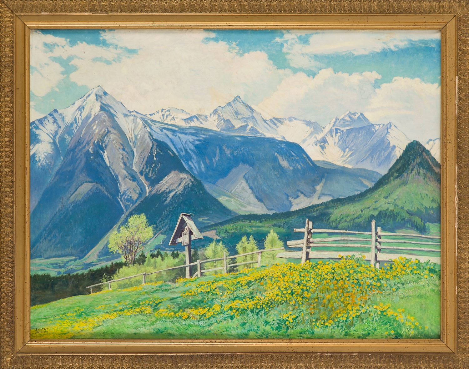 Friedrich Iwan | Wiosna w górach | MutualArt