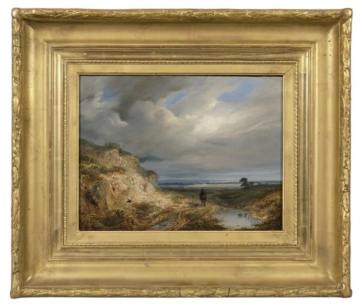 Charles Claude Delaye | Oil on canvas, mounted on cardboard. | MutualArt