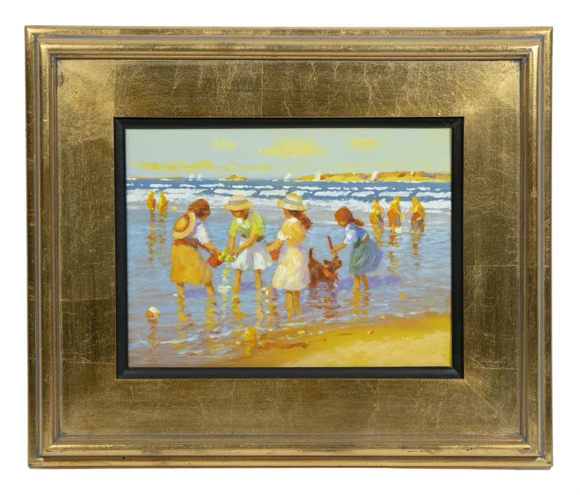 Vern Broe | Children at the Seashore | MutualArt