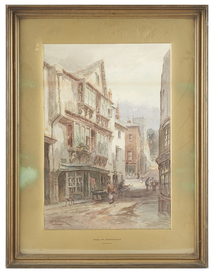 Alfred Leyman | Rue animée | MutualArt