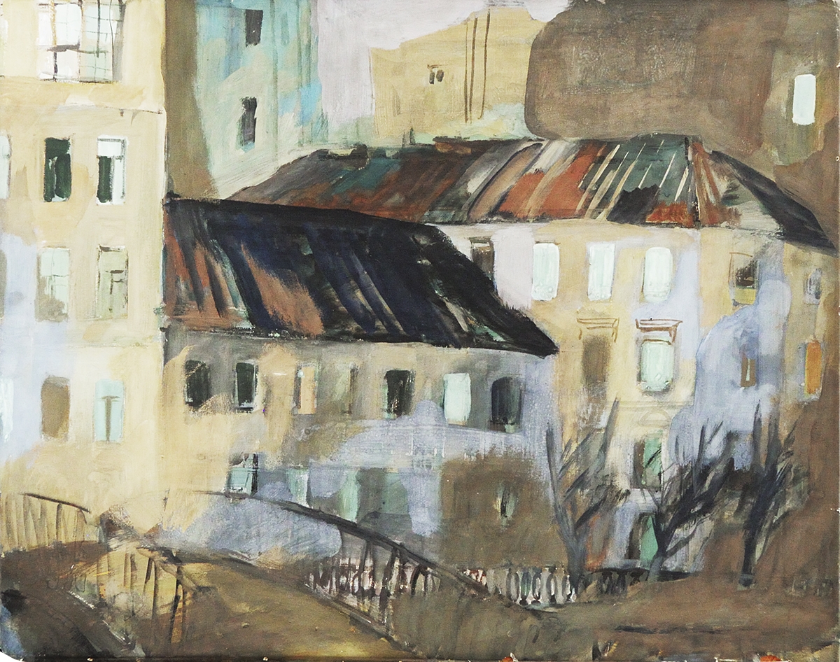 Alexander Mikhailovich Tauber | Leningrad landscape | MutualArt