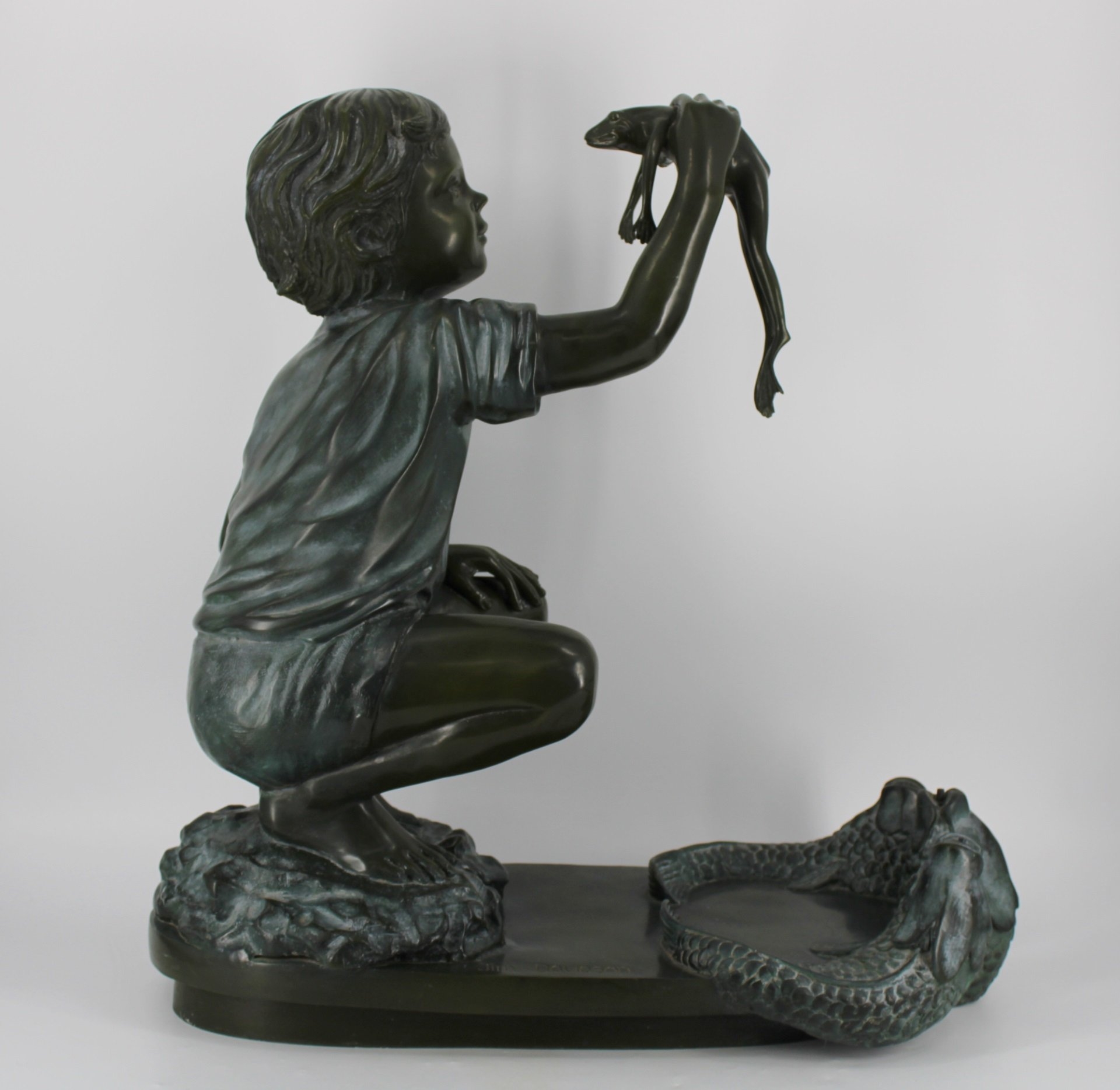 Jim Davidson | Boy & Frog | MutualArt