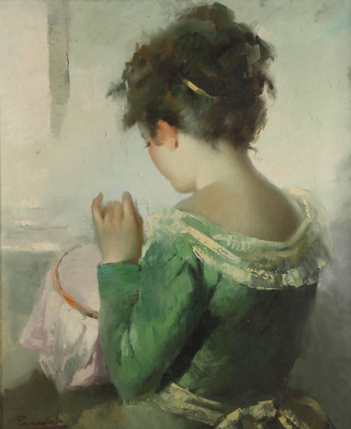 José Puyet | Portrait of a Girl | MutualArt