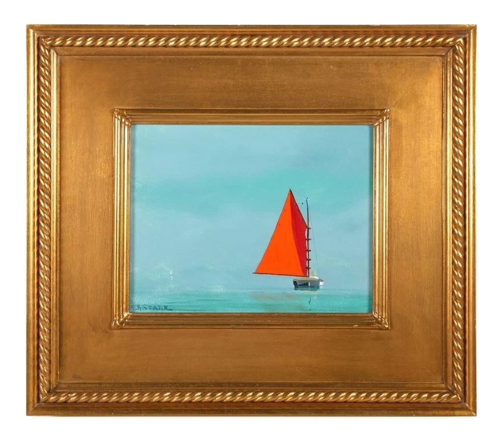 Robert Stark | Red Sailboat | MutualArt