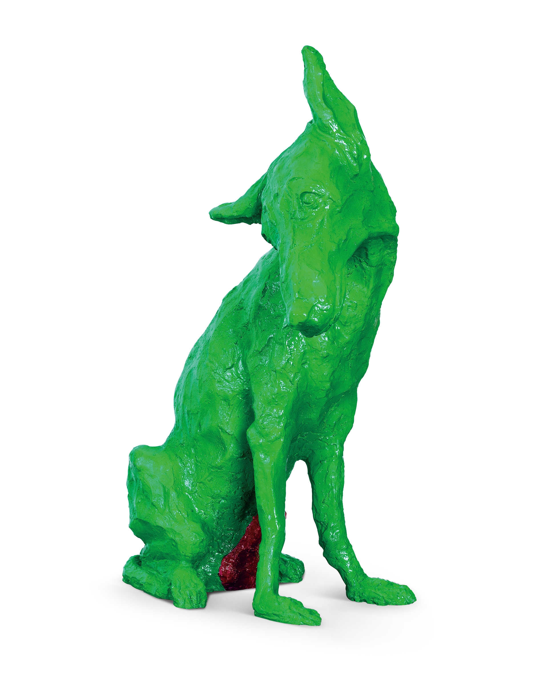 Zhou Chunya | Green Dog (2005) | MutualArt