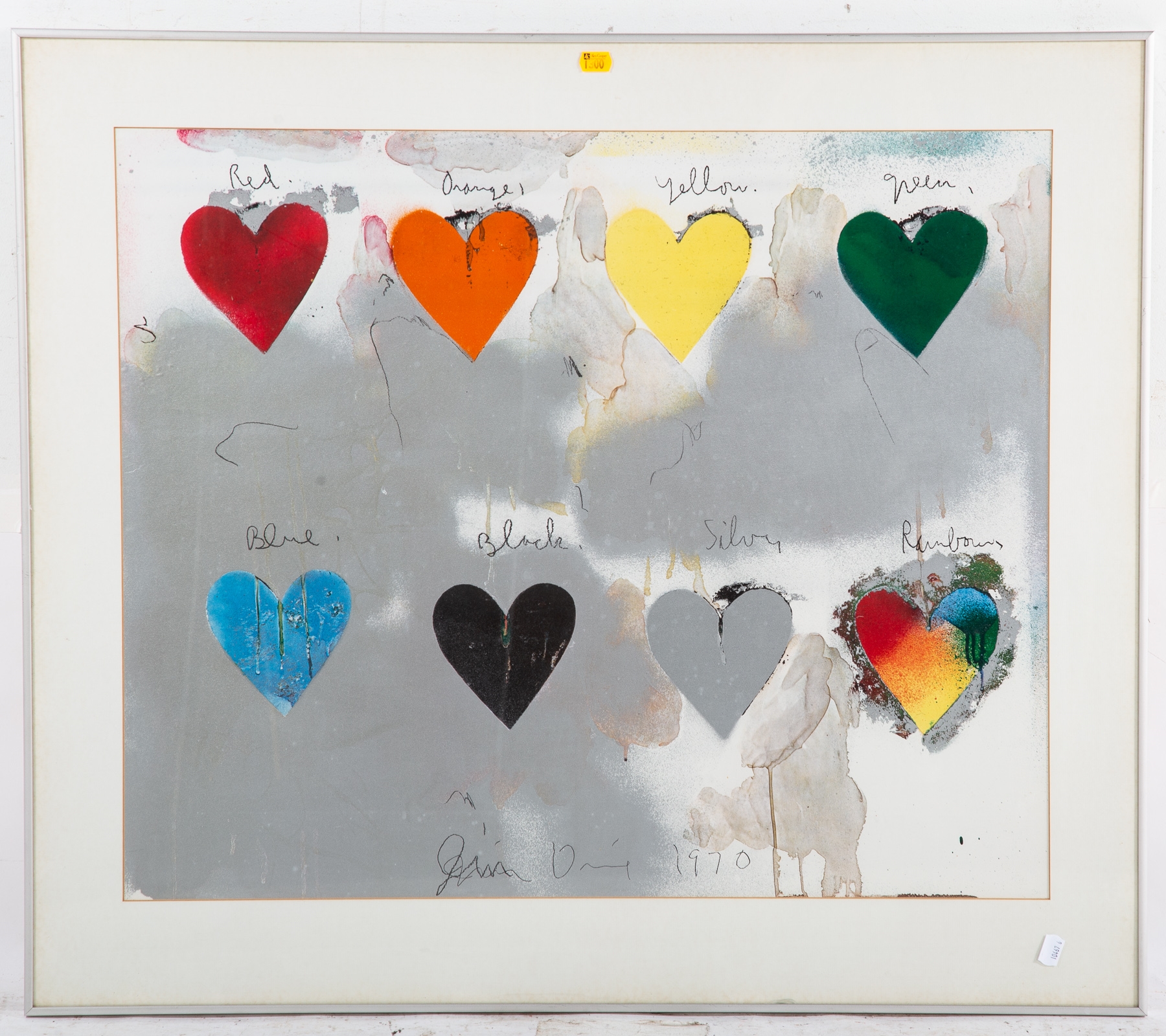 Jim Dine | Eight Hearts | MutualArt