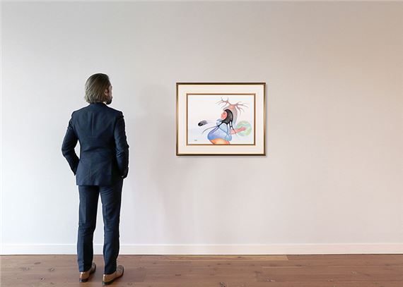 Cecil Youngfox | Study for the Deer Dancers | MutualArt