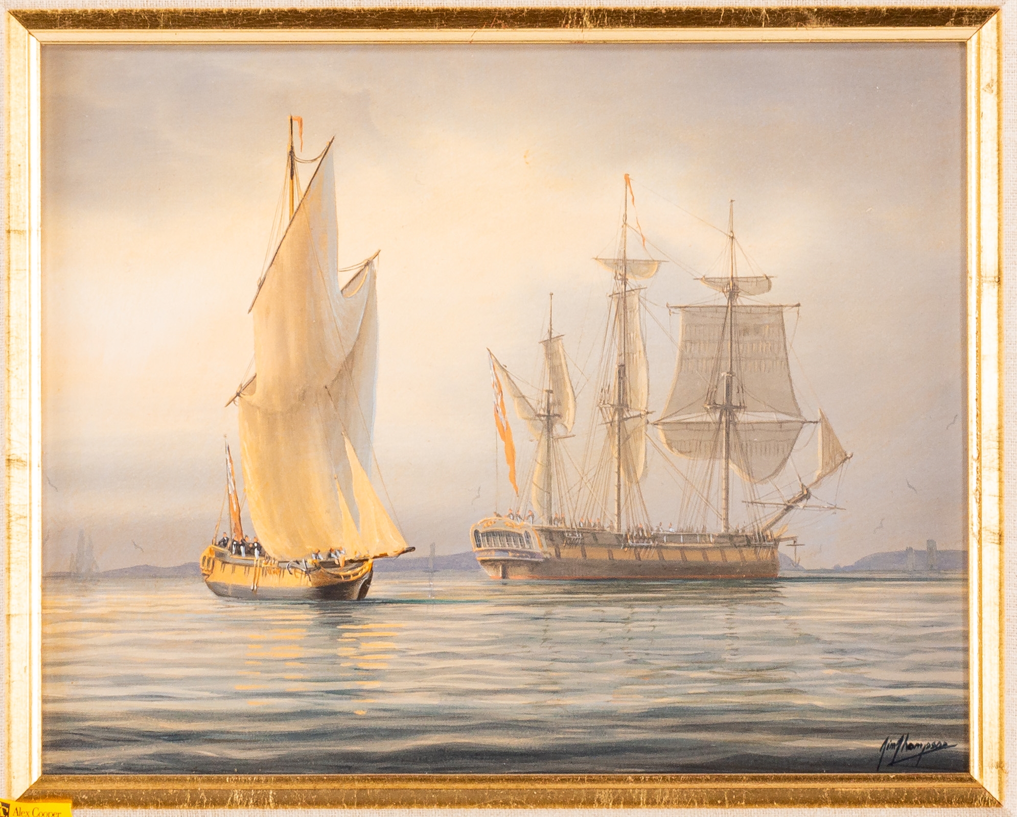 Jim Thompson | Ships at Harbor | MutualArt