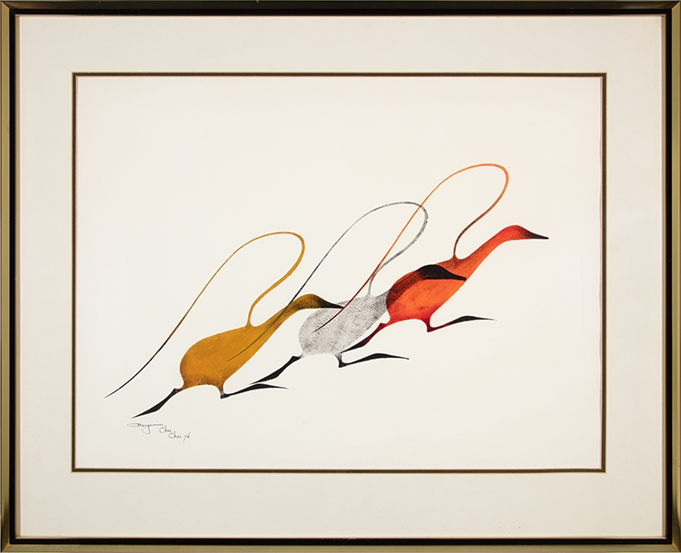 Benjamin Chee Chee | Geese (1976) | MutualArt