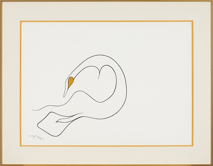 Benjamin Chee Chee | Goose (1976) | MutualArt