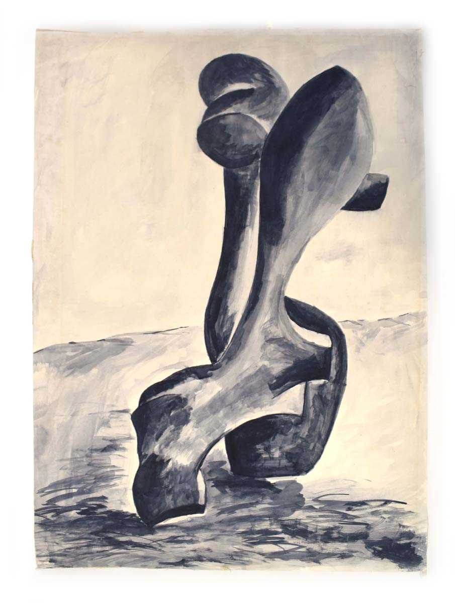Tim Threlfall | Study of a Barra bone/sculpture (1989 - 1990) | MutualArt