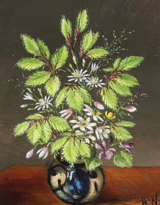 Anna Westphal | Still life with flowers | MutualArt