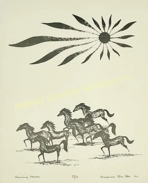 Benjamin Chee Chee | Oie (1975) | MutualArt