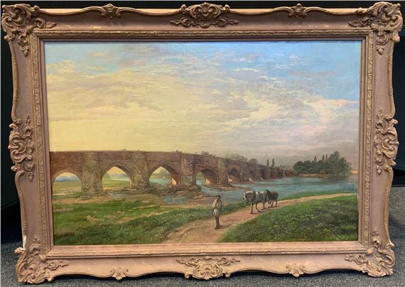 Edward Price | A View of the Old Trent Bridge, from the South of the ...