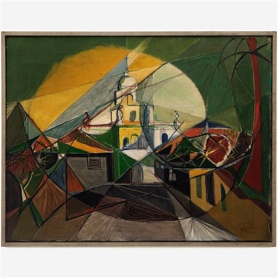 Samson Flexor | PAISAGEM COM IGREJA (1946) | MutualArt