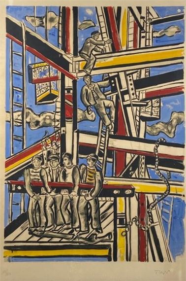 Fernand Léger | Builders (1951) | MutualArt