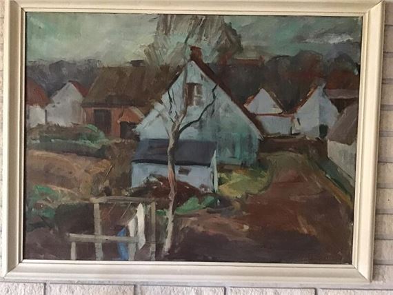 Axel Smith | Composition with houses | MutualArt