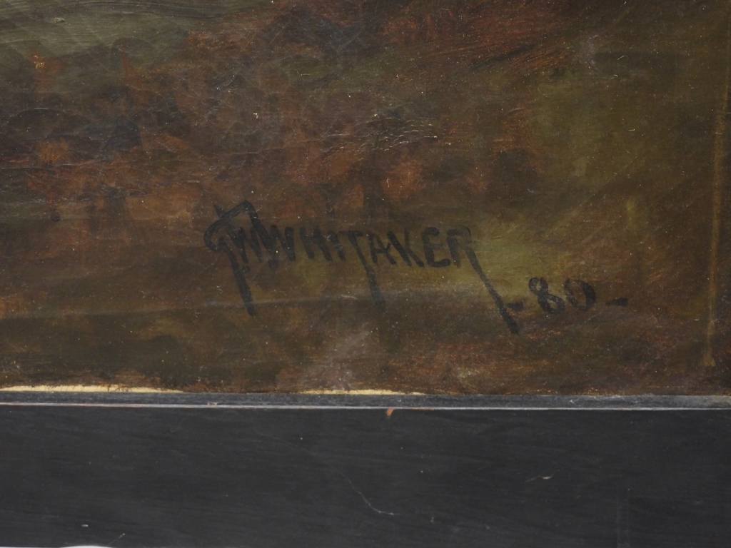 George William Whitaker | George Whitaker Monumental Landscape O/C ...