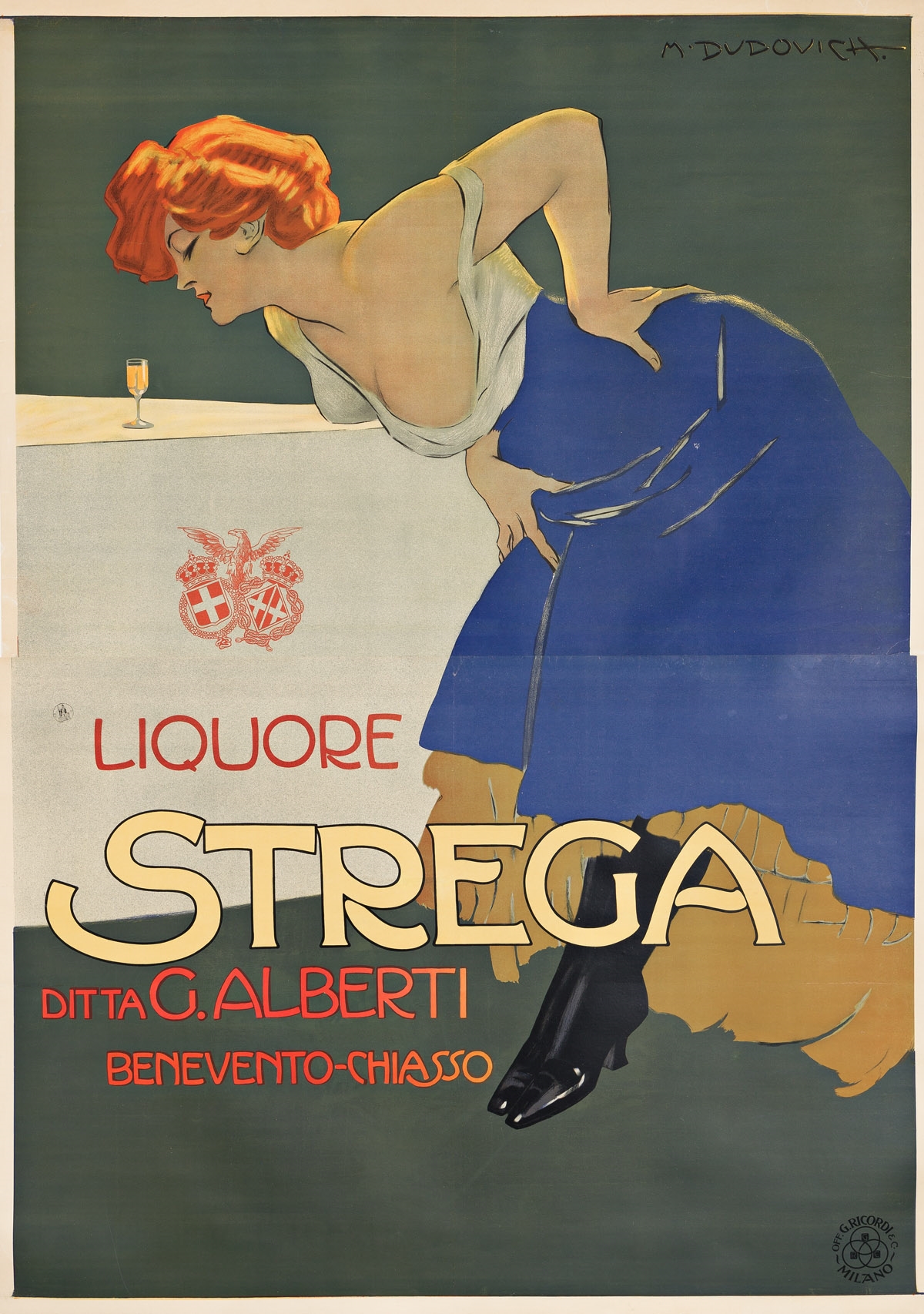 Marcello Dudovich | LIQUORE STREGA. 1906. (1906) | MutualArt