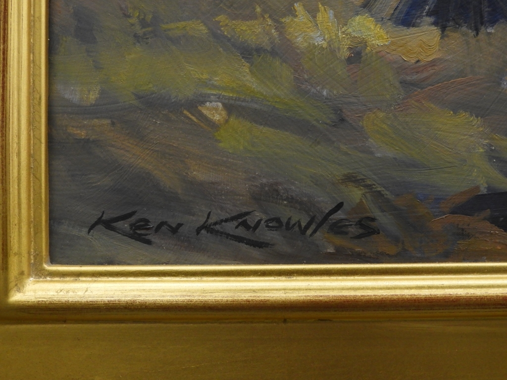 Kenneth Knowles | Ken Knowles Vermont Farm Fall Landscape Painting ...