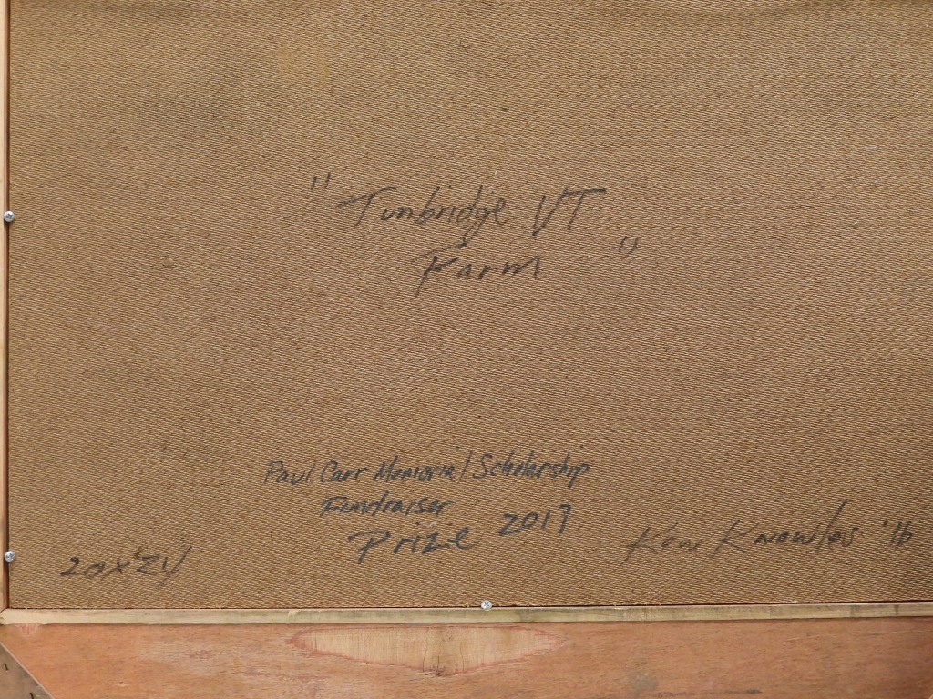 Kenneth Knowles | Ken Knowles Vermont Farm Fall Landscape Painting ...