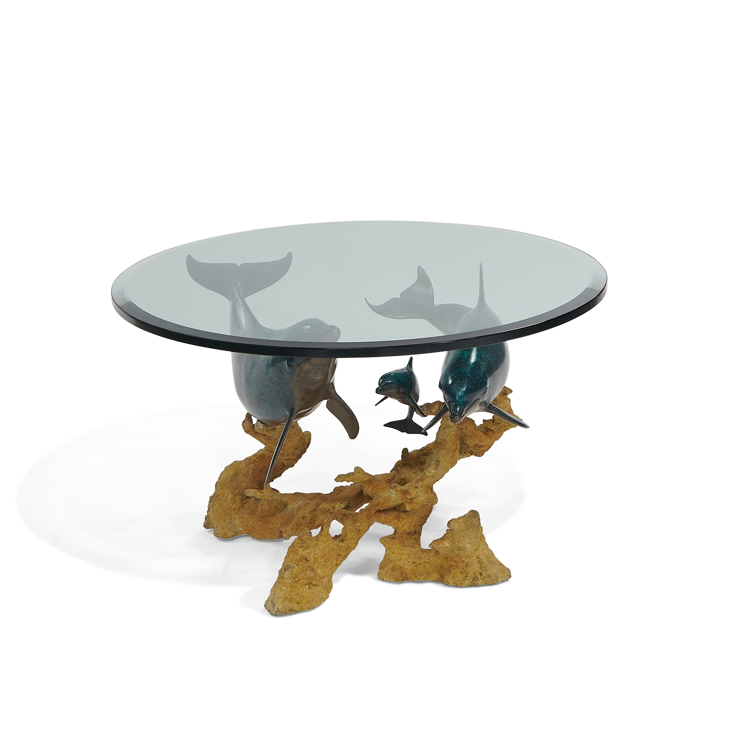 Robert Wyland | Dolphin Reef coffee table (1995) | MutualArt