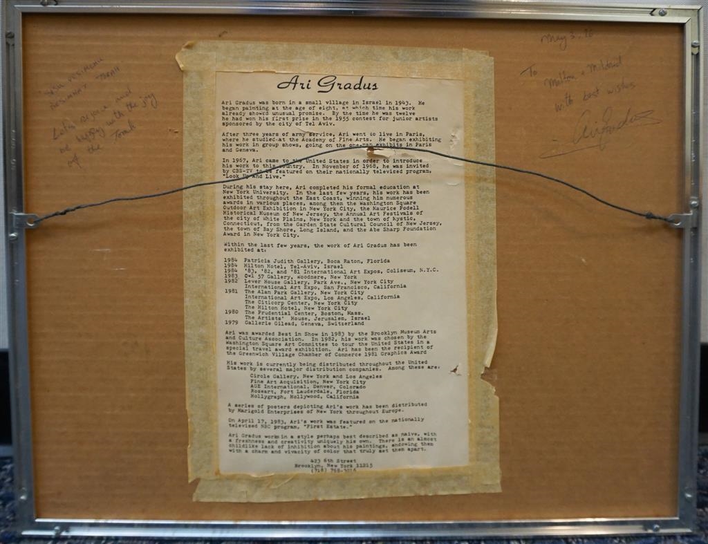 Ari Gradus | Sisu Vesimuch Besimhat Torah | MutualArt