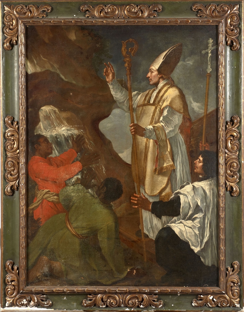 Neapolitan School, 17th Century | Le miracle de Saint Turibe | MutualArt