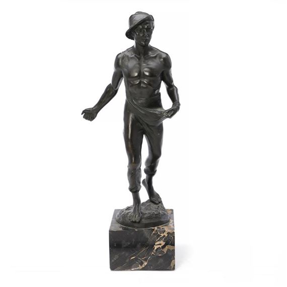 Frans Iffland | A patinated bronze figure of a sower | MutualArt