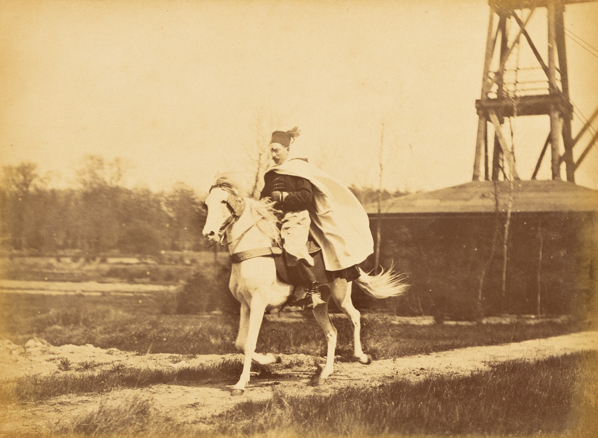 Albert Londe | A selection of three photographs depicting a cavalier au ...