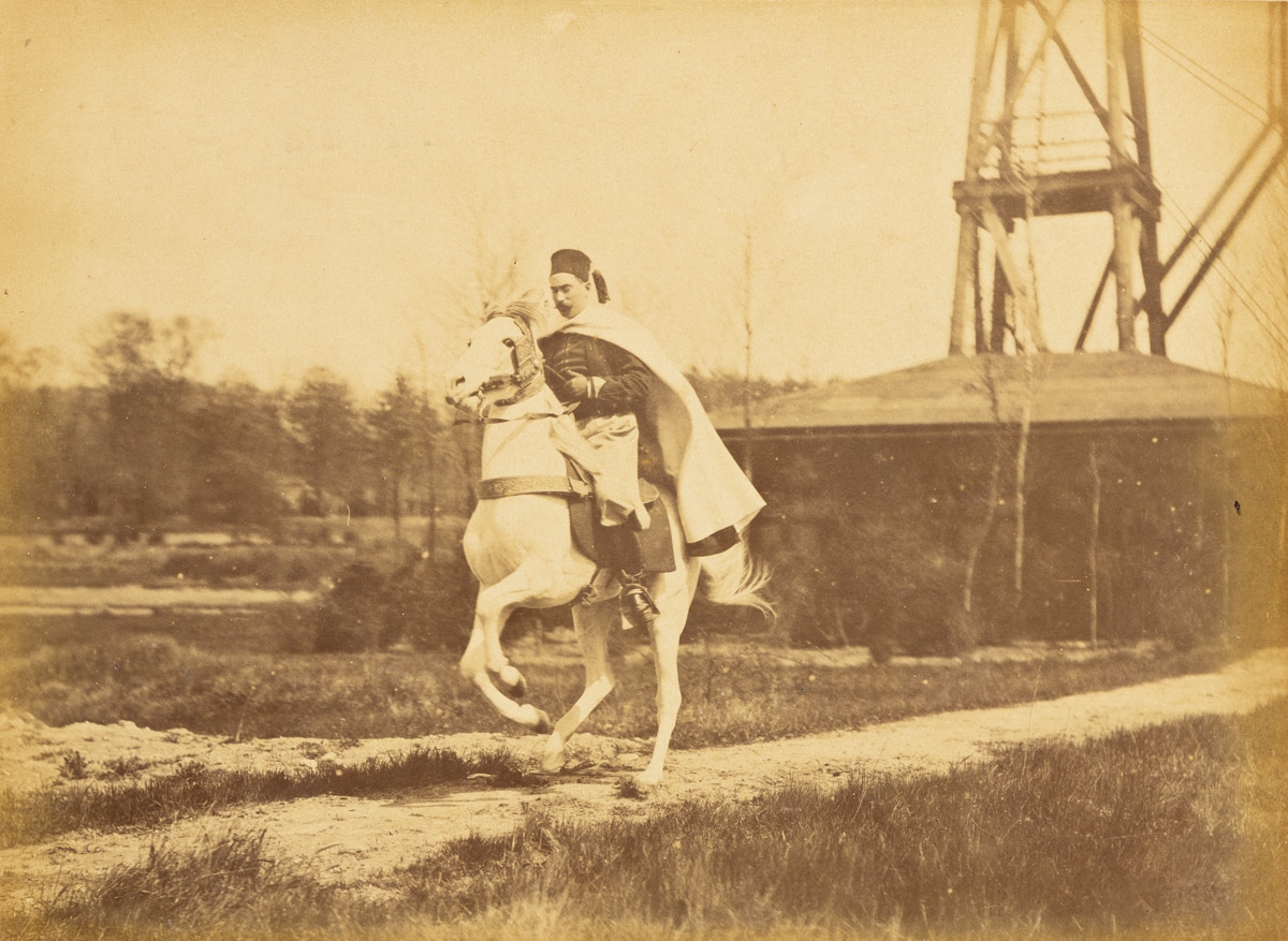 Albert Londe | A selection of three photographs depicting a cavalier au ...
