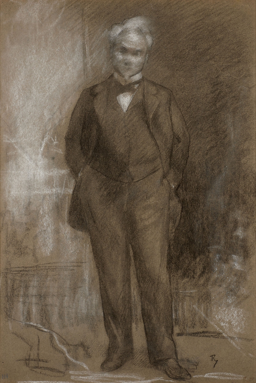 Alfred-Philippe Roll | Portrait d'Henry de Rochefort en pied | MutualArt