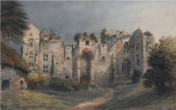 Charles Jones Way | A ruined castle (1866) | MutualArt