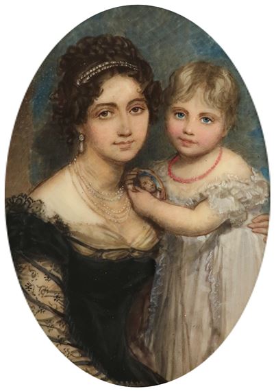 William Beechey | Portrait miniature of Victoria | MutualArt