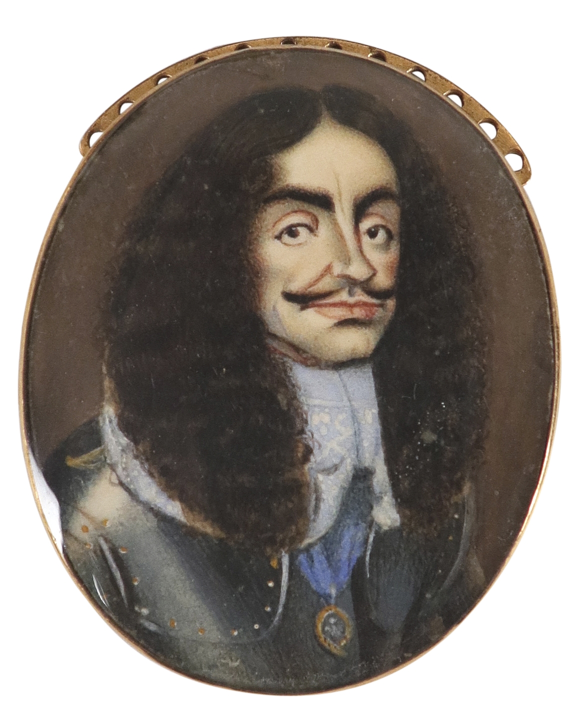 Samuel Cooper | Portrait miniature of Charles II (1630-1685) | MutualArt
