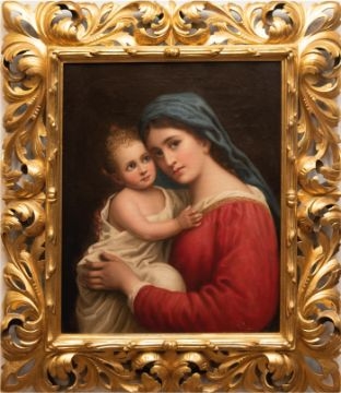 Adolf Carl Senff | Madonna mit Kind | MutualArt