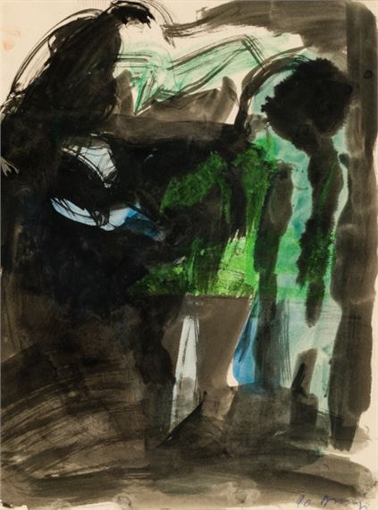 Siegfried Anzinger | Untitled (1990) | MutualArt