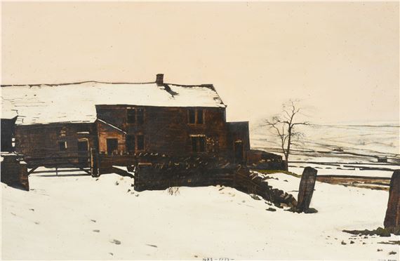 Peter Brook | Pennine Sheep Farm 1683-1973 | MutualArt