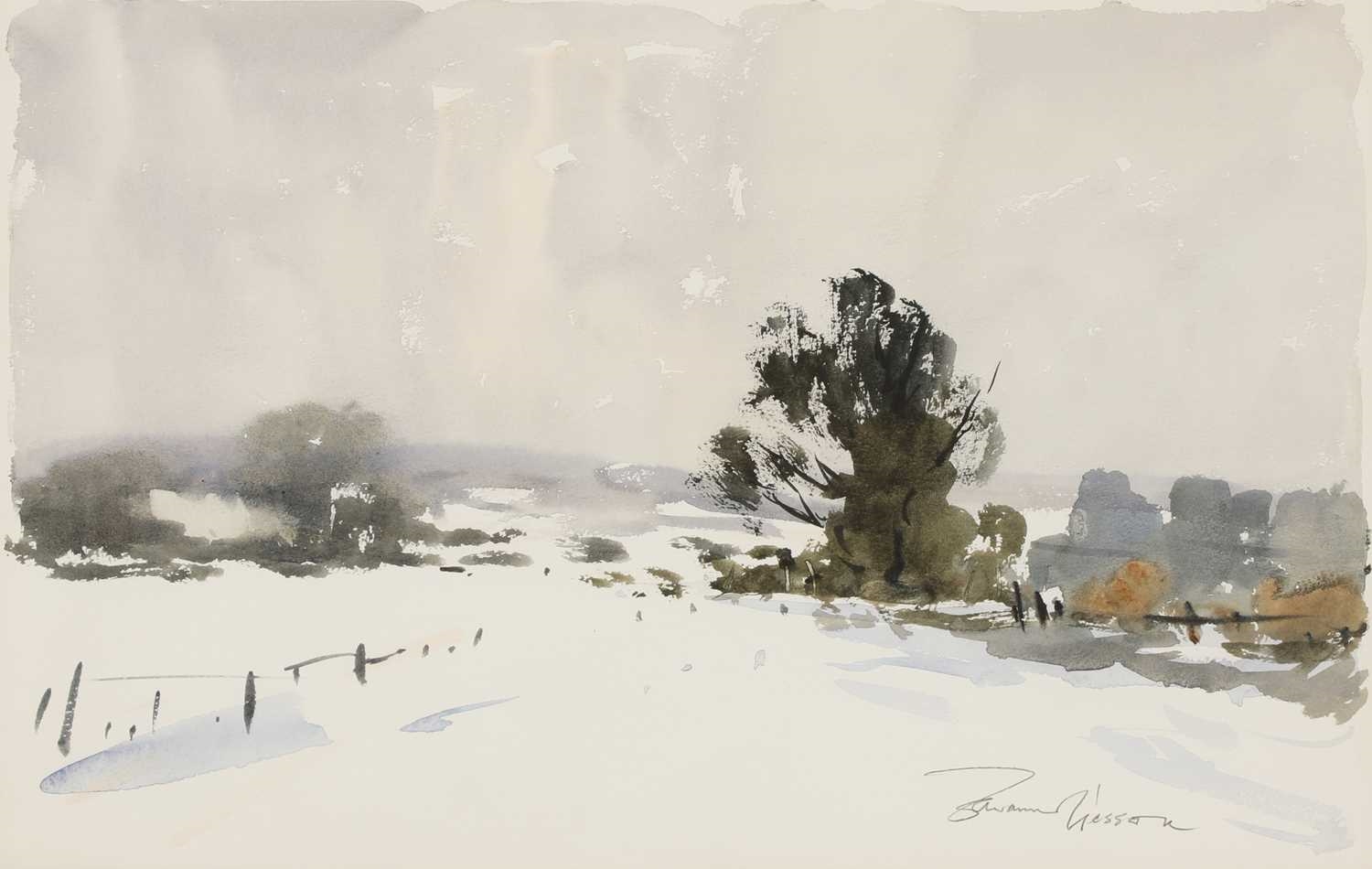 Edward Wesson | Winter landscape | MutualArt