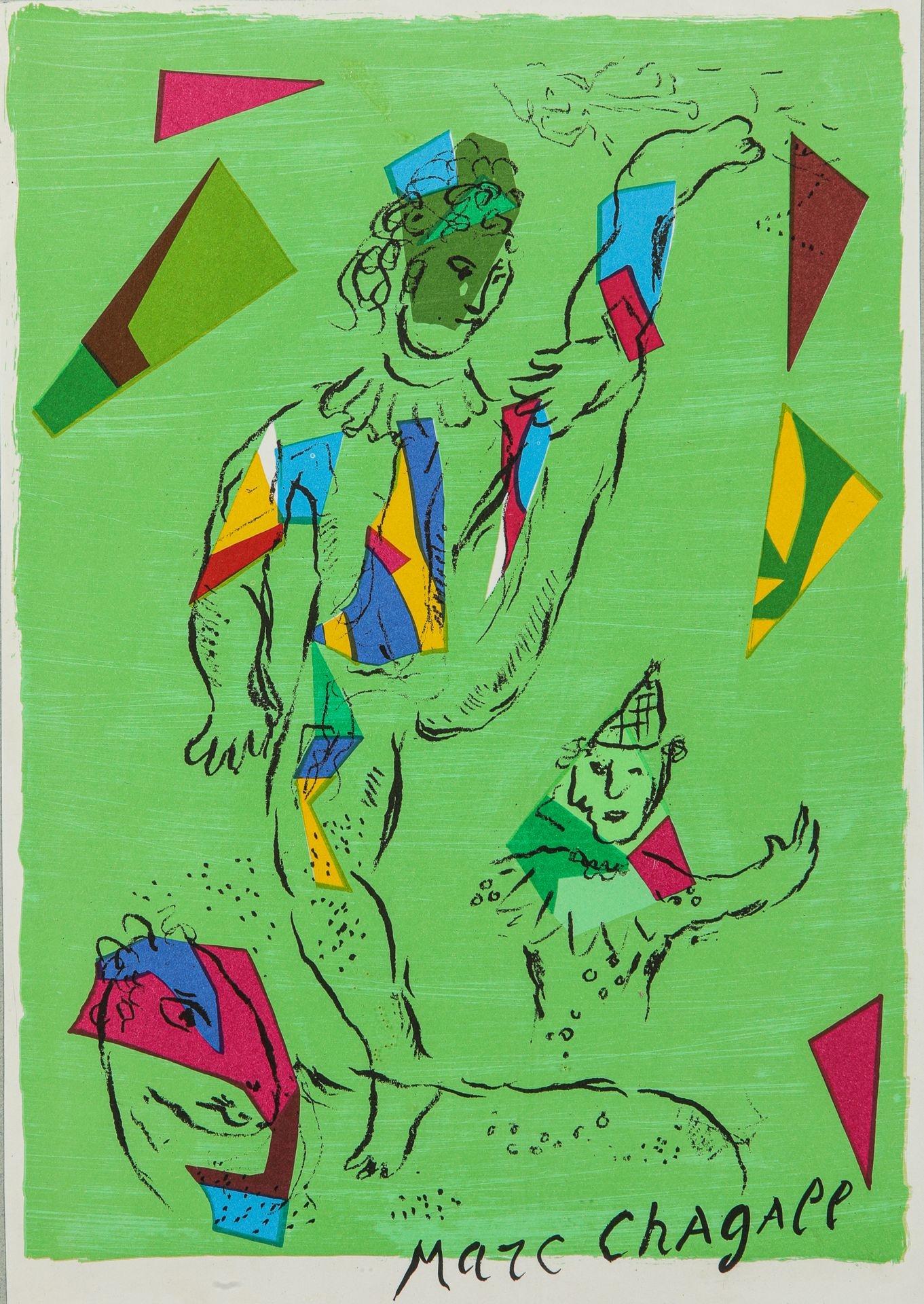 Marc Chagall | The green acrobat | MutualArt