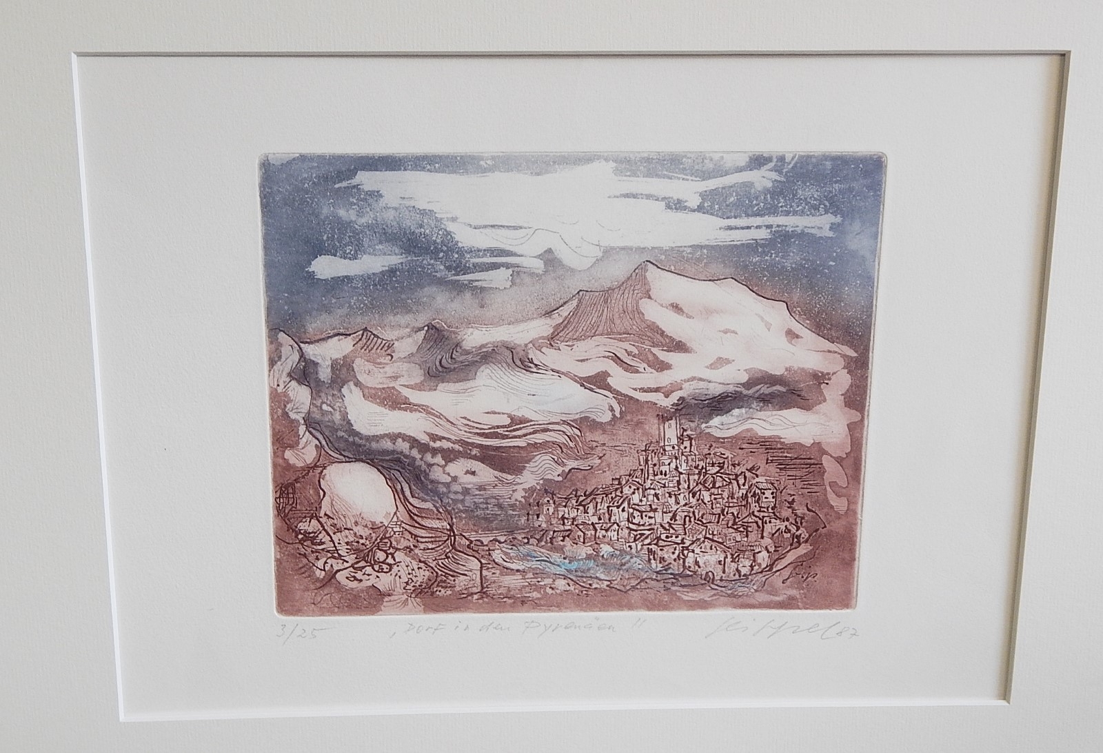 Werner Seippel | Dorf in den Pyrenäen | MutualArt