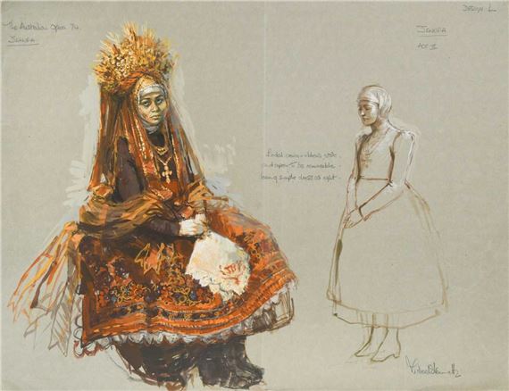 Michael Stennett | Six designs for Jenufa, four design for Adriana ...