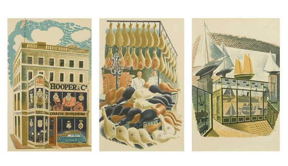 Eric Ravilious | Coach Builder - Hooper & Co. (1938) | MutualArt