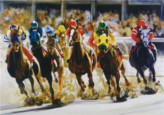 C. Mitchell | Horse Race | MutualArt